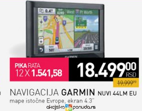 Navigacija Garmin Nuvi 44LM EU, Garmin