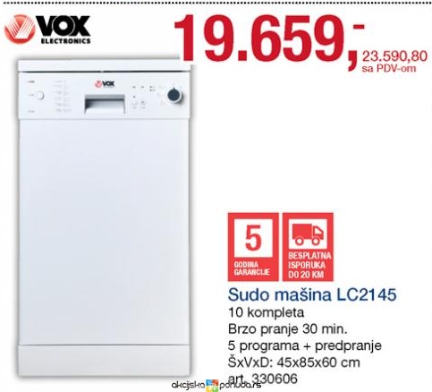 Sudo mašina LC2145 VOX,