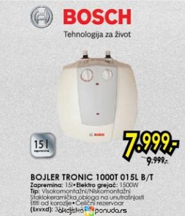 Bosch bojler Tronic 1000T015LB/T yapremine 15l, Bosch