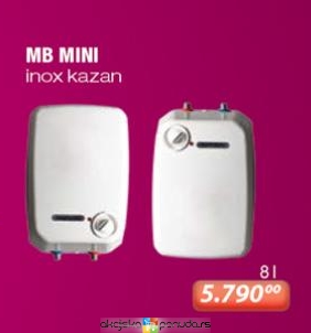 Bojler 8l sa inox kazanom MB Mini, Metalac