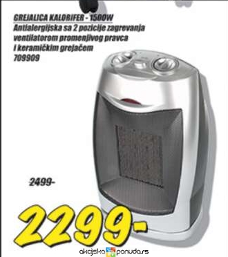 Grejalica kalorifer, 1500W,