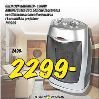 Grejalica kalorifer, 1500W,