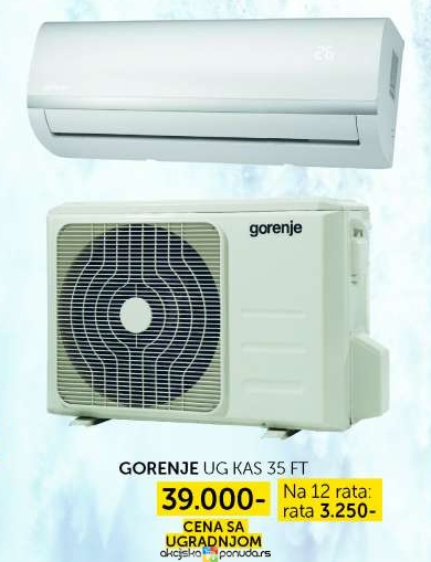 Klima uređaj Gorenje, UGKAS35FT, Gorenje