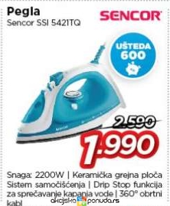 Pegla Sencor SSI 5421TQ,