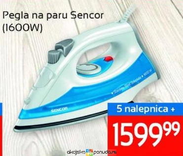 Sencor pegla na paru,