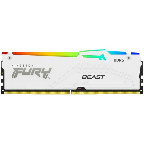 KINGSTON DIMM DDR5 32GB 6000MT/s KF560C40BWA-32 Fury Beast White RGB XMP