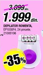 Epilator Rowenta EP100F4, Rowenta