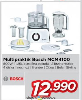 Multipraktik Bosch MCM 4100, 800W, Bosch