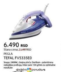 Pegla Tefal FV5335E, Tefal