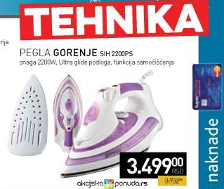 Pegla Gorenje, SIH2200PS, Gorenje