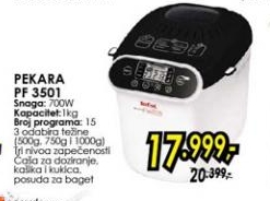 Aparat za pečenje hleba mini pekara Tefal PF3501, Tefal