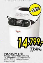 Tefal aparat za pečenje hleba mini pekara PF 3101, Tefal