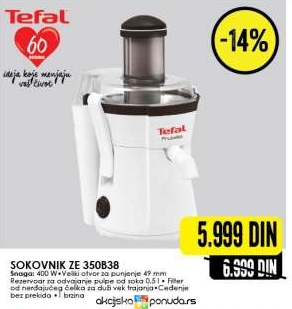 Sokovnik Tefal ZE350B38, Tefal