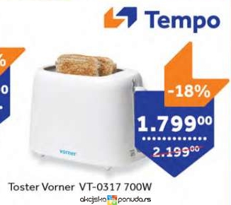 Vorner toster VT0317, Vorner