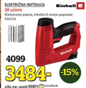 Električna heftalica Einhell, Einhell