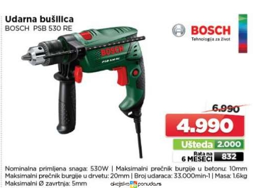 Udarna bušilica Bosch, PSB 530 RE, Bosch