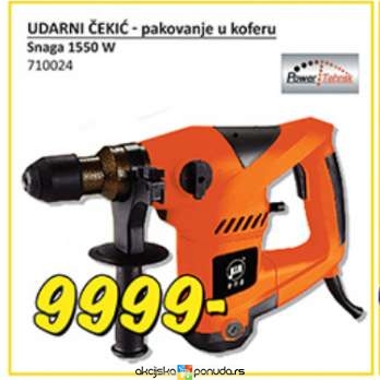 Udarni čekić Power Tools u koferu, Power Tools