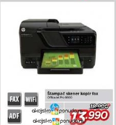 Štampač HP OfficeJet Pro 8600 skener kopir fax WiFi ADF FAX, HP