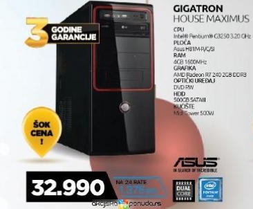 Desktop računar House Maximus, Gigatron kompjuteri