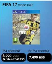 FIFA 17 PS4 igrice za Sony PlayStation, Sony