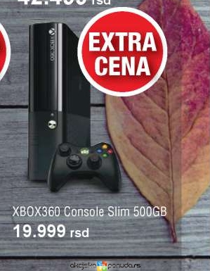 XBOX 360 konzola, 500GB slim, Xbox