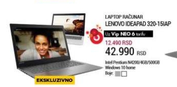 Laptop Lenovo IdeaPad 320-15IAP, Lenovo