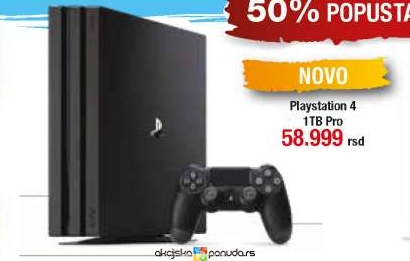 Sony PlayStation PS4 konzola, 1TB Pro, Sony