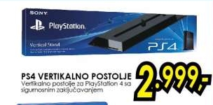 Sony PS4 vertikalno postolje, Sony