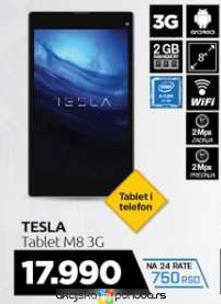 Tesla tablet M8 3G, Tesla