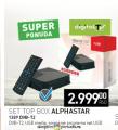 Set Top Box Alphastar 1389 DVB-T2,