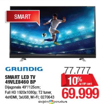 Grundig televizor 49 in Smart LED Full HD, Grundig