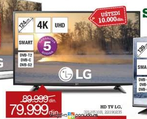 Televizor LG TV 49 in Smart LED 4K UHD, LG