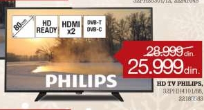 Televizor Philips TV 32 in LED HD Ready, Philips