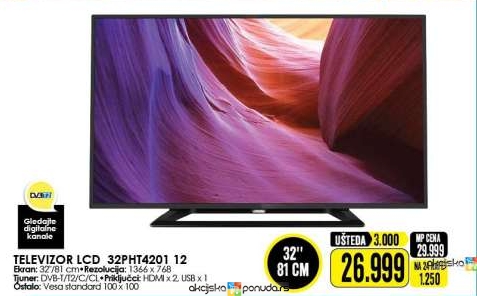 Televizor Philips TV 32 in LED HD Ready, Philips