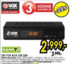 Set Top Box Vox STB 200,