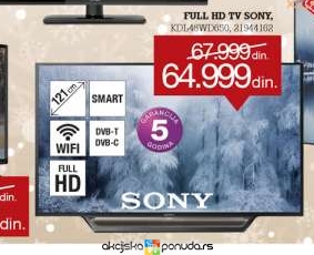 Televizor Sony TV 48 in Smart LED Full HD, Sony