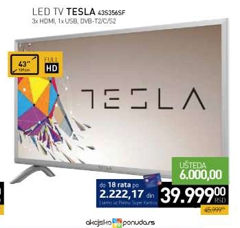 Televizor Tesla TV 43 in LED Full HD, Tesla