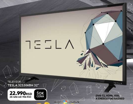 Televizor Tesla TV 32 in LED HD Ready, 32S306BH, Tesla