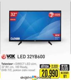 Vox televizor 32 in LED HD Ready, Vox