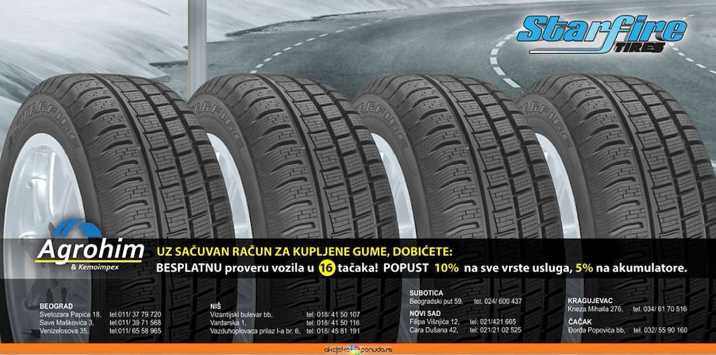 Zimske auto gume Starfire 165/70/R14, Starfire