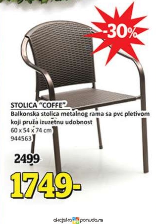 Baštenska stolica Coffe, Uradi Sam