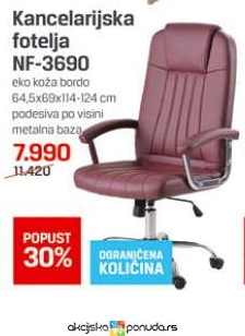 Kancelarijska fotelja NF-3690, Forma Ideale