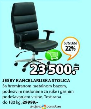 Kancelarijska stolica Jesby, Jysk