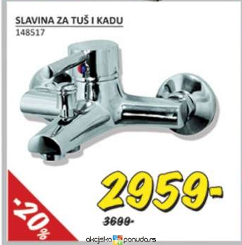 Slavina za tuš i kadu,