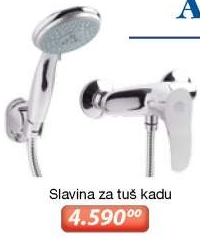 Slavina za tuš kadu Aquabi, Aquabi