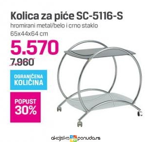 Kolica za piće SC-5116-S, Forma Ideale