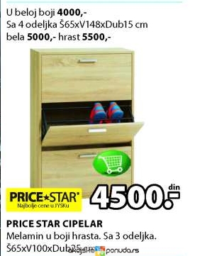 Polica za obuću Price Star Cipelar, Price Star