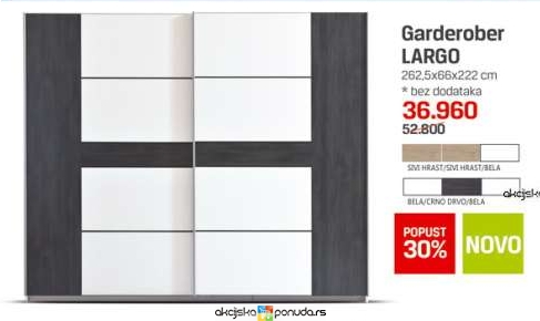 Garderober Largo, Forma Ideale