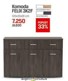 Komoda Felix k2F, Forma Ideale