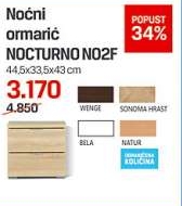 Noćni ormarić NOCTURNO N02F, Forma Ideale